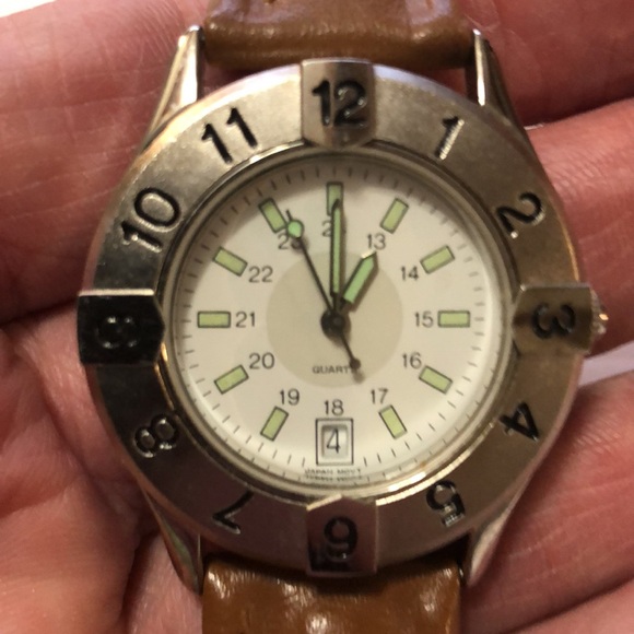 Avon | Accessories | Vintage Avon Silver And Turquoise Color Face Watch ...